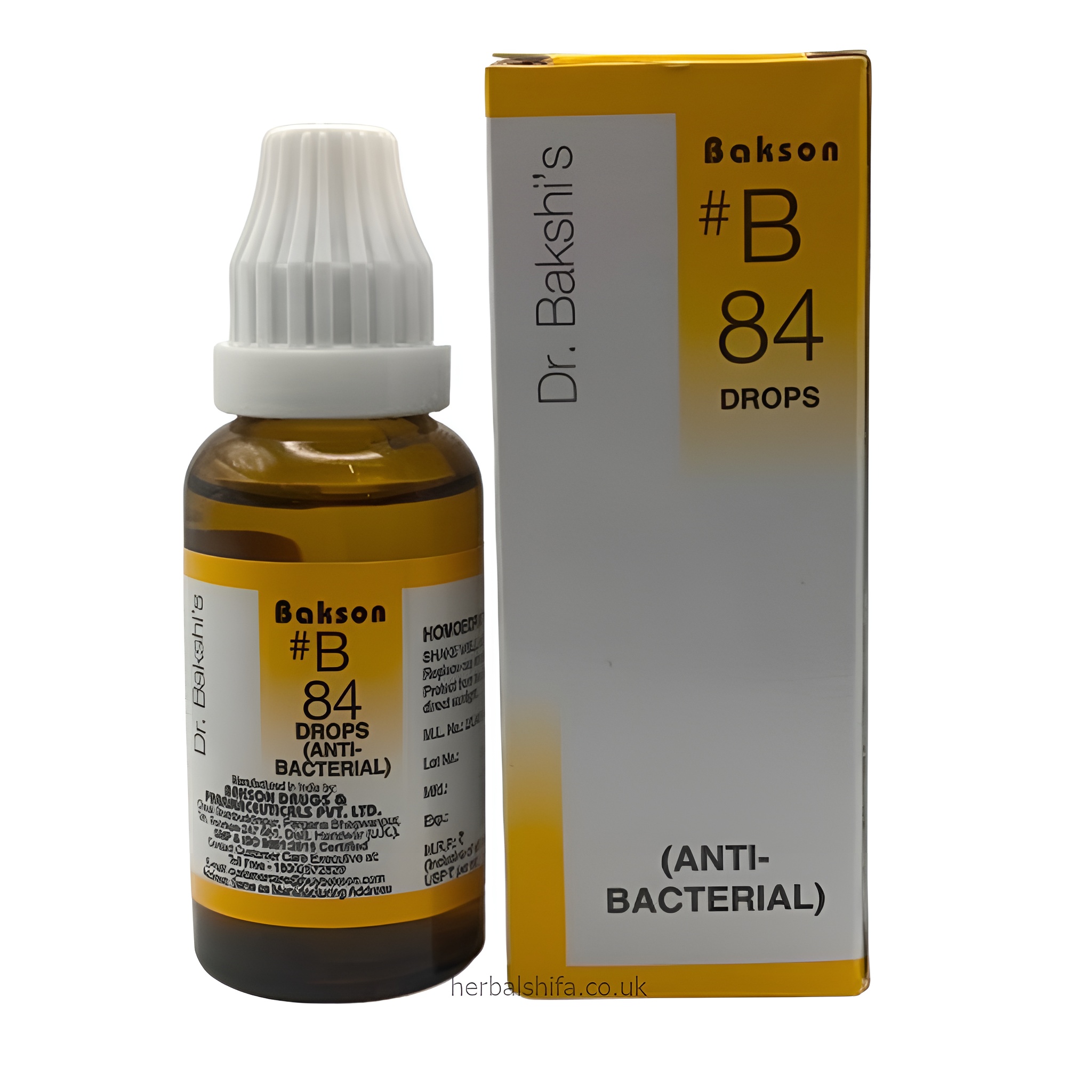 B84 Anti-Bacterial Drops by Bakson - Herbal Shifa